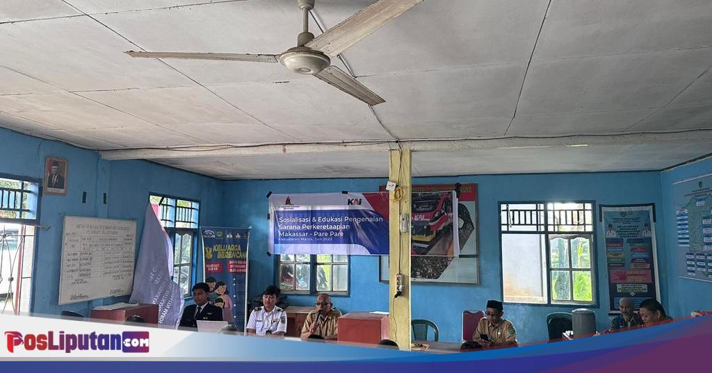 PT SCI Sosialisasi dan Edukasi Kereta Api di Kabupaten Maros - Pos Liputan